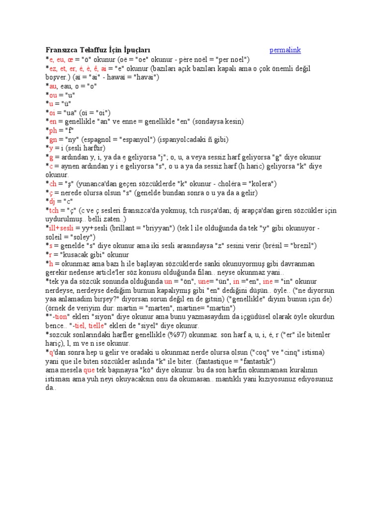 Fransizca Telafuz | PDF