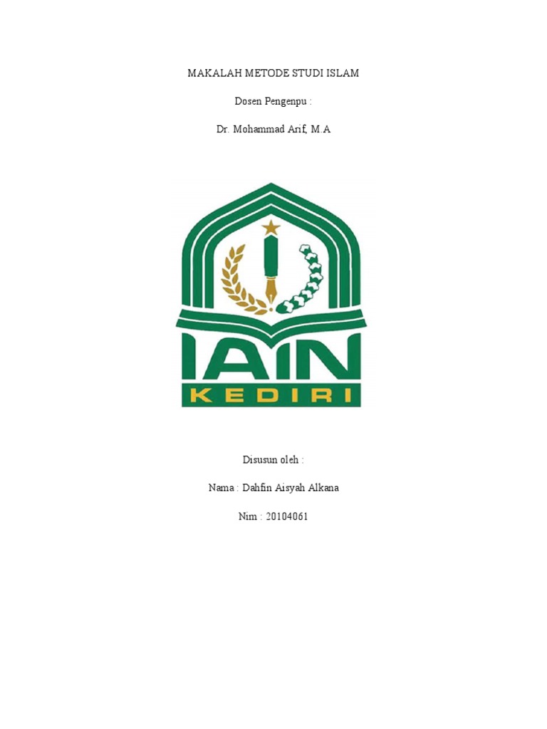 Metode Studi Islam | PDF