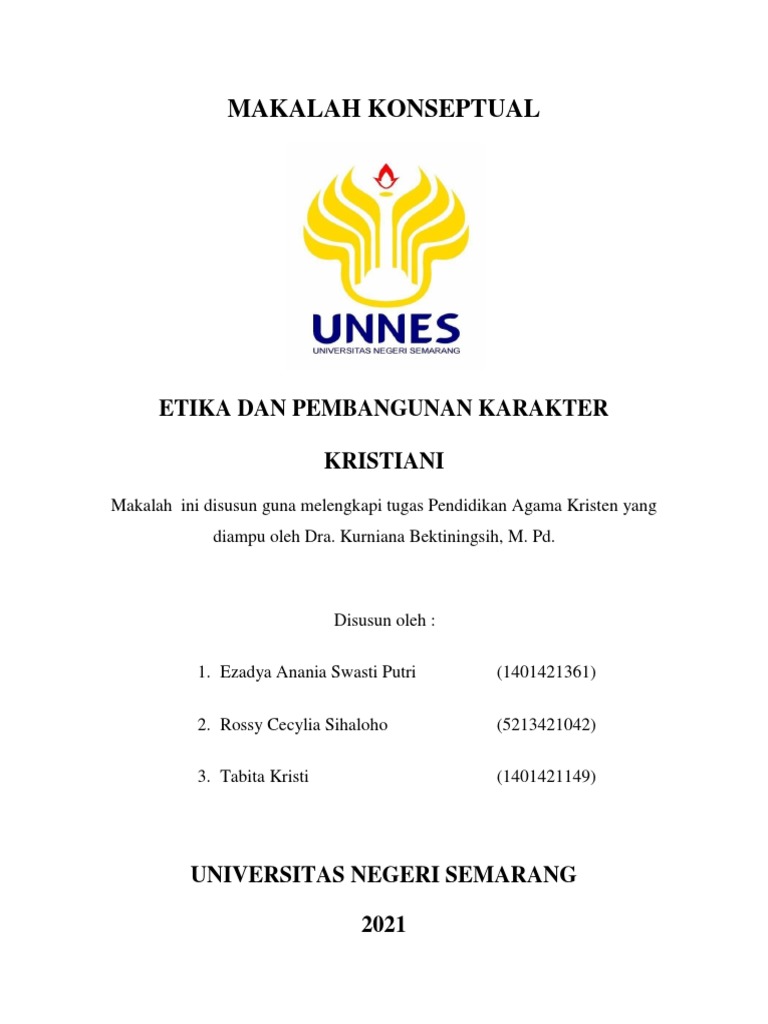 Etika dan Karakter dalam Kristen | PDF