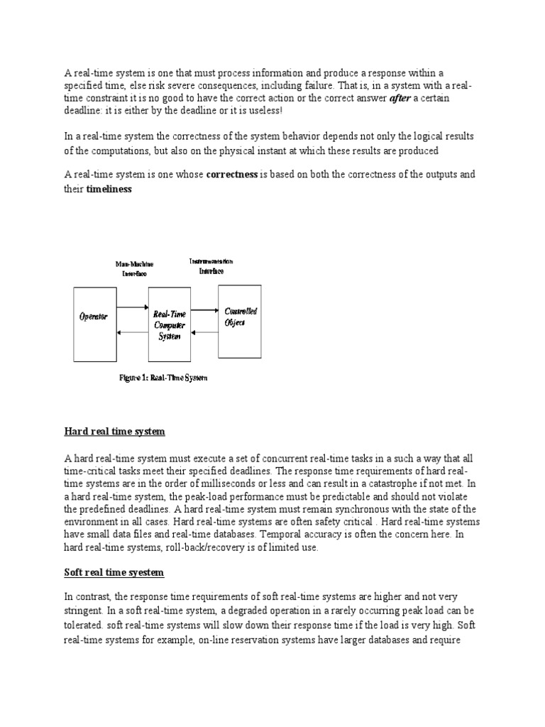 Real Time System Pdf Real Time Computing Scheduling Computing