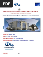 Rapport Stage Tunisie Télécom | PDF | GSM | Télécommunication