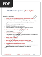SAP MM Topics-List | PDF