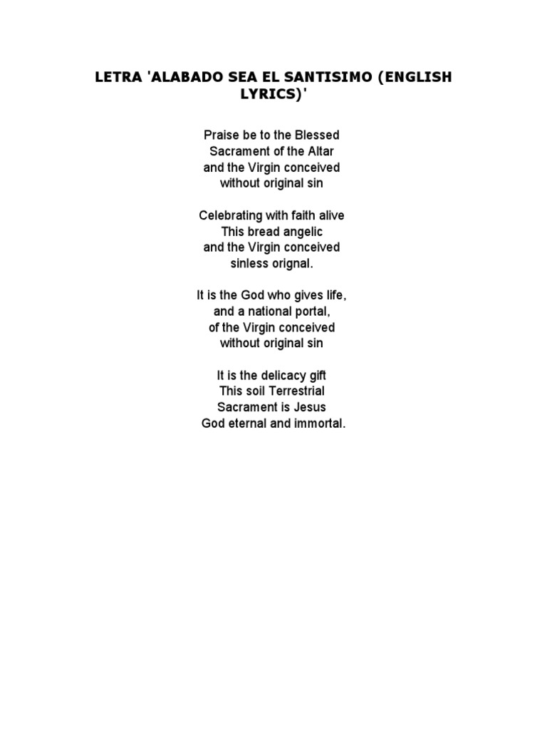 English Christian Songs Lyrics Collection | PDF | Mary, Mother Of Jesus ...