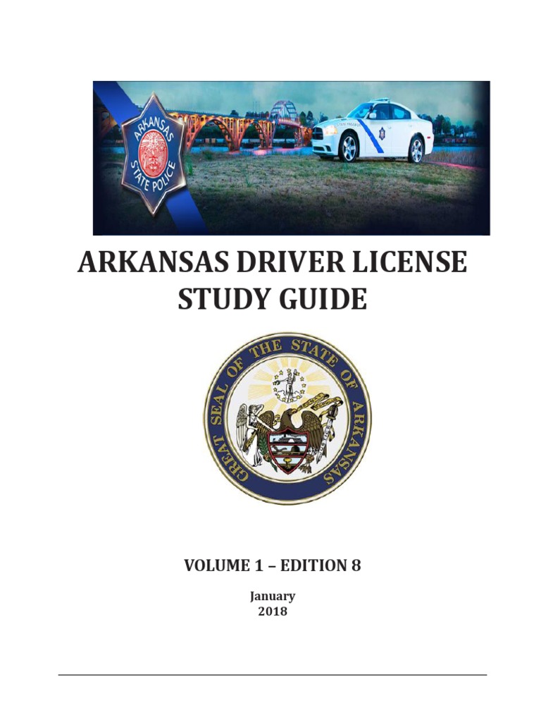 Arkansas Driver License Study Guide: Volume 1 - Edition 8 | PDF ...