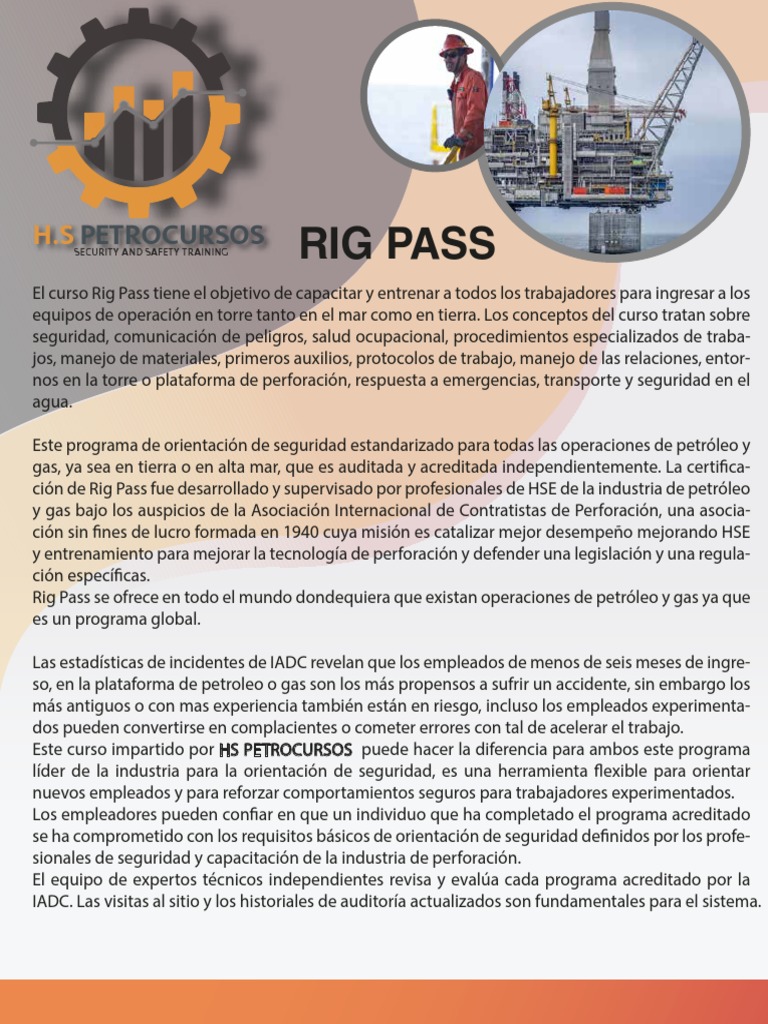 Curso Rig Pass: Capacitación en Seguridad | PDF | Negocios | Informática