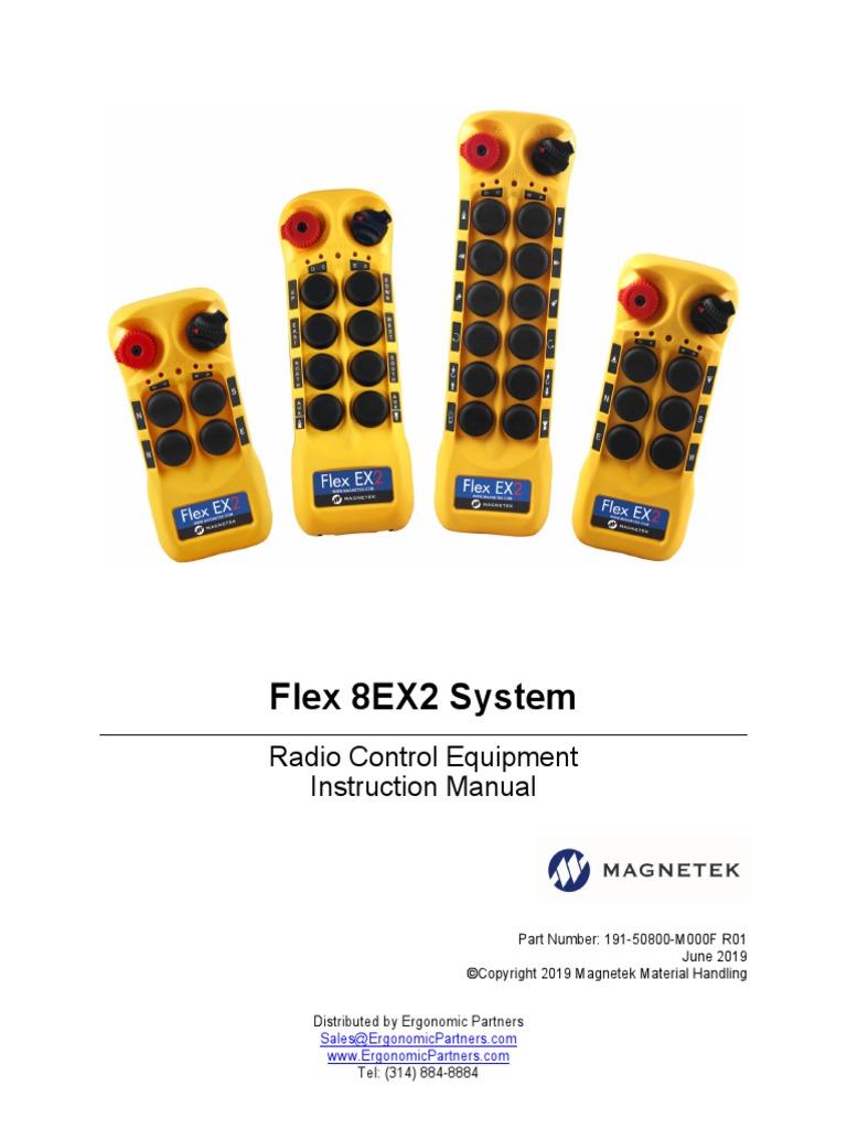 Flex 8EX2 System: Radio Control Equipment Instruction Manual | PDF | Equipment | Electrical ...