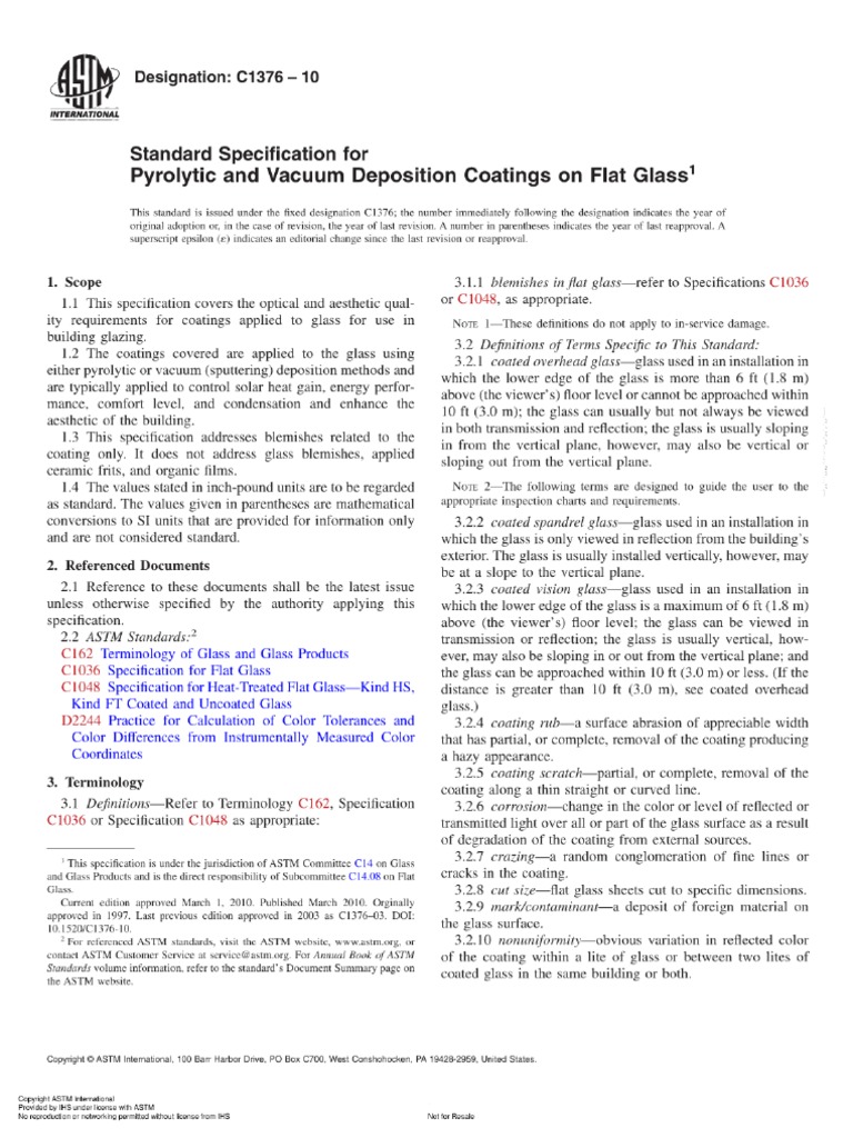 Astm c1376 | PDF