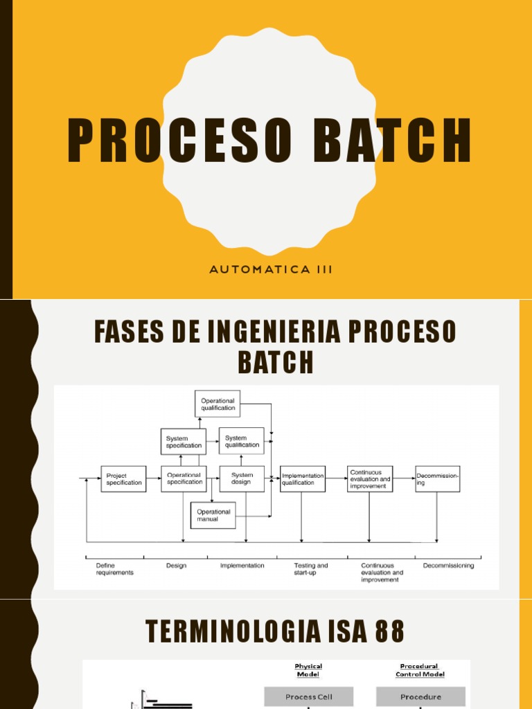 Definición y Ejemplos de Proceso Batch | PDF