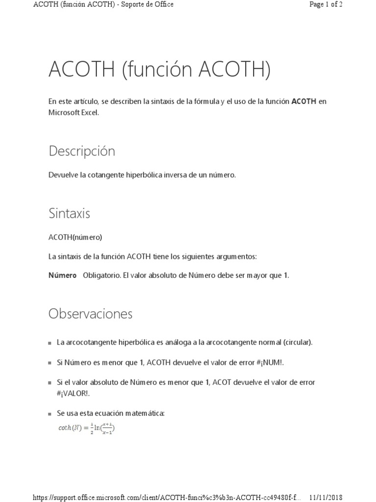 Acoth Pdf