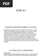 Etimología de Ética y Definición | PDF | Ética profesional | Moralidad