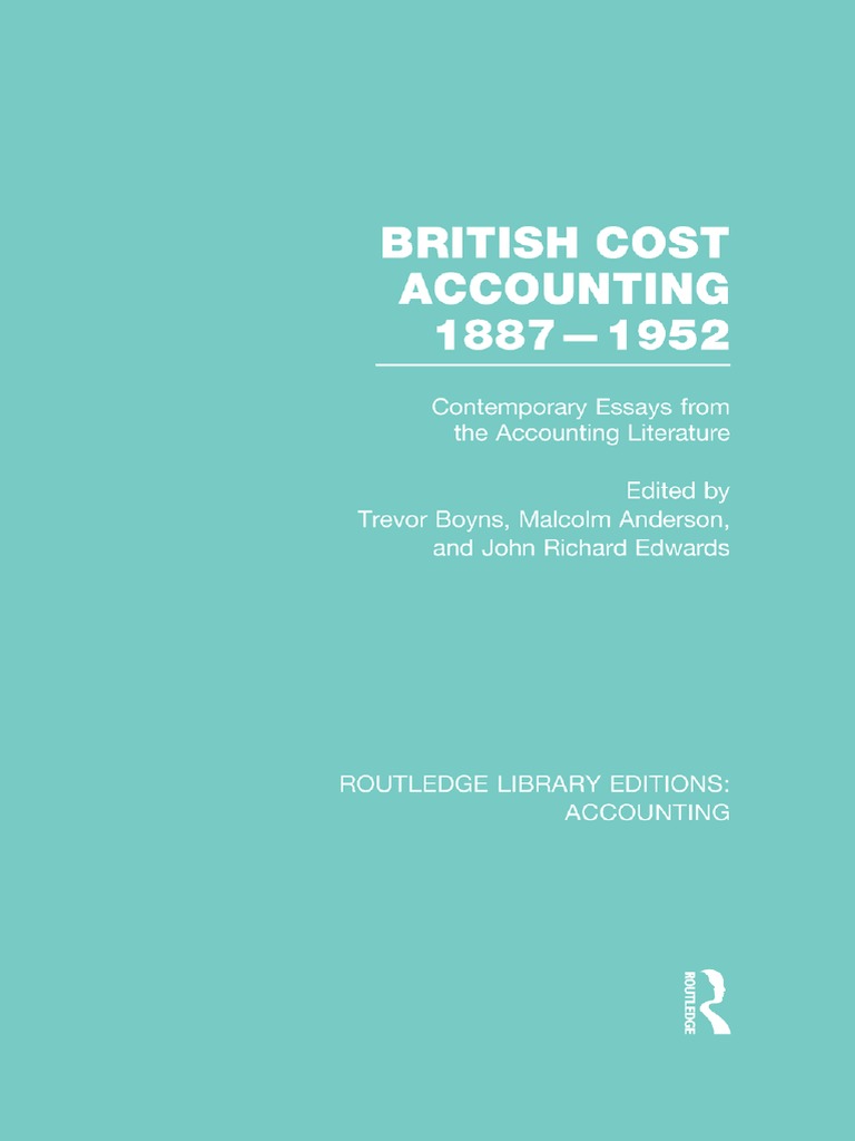 British Cost Accounting 1887-1952 Preview | PDF | Business | Accounting