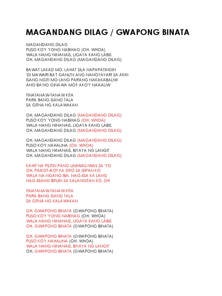 Magandang Dilag | PDF