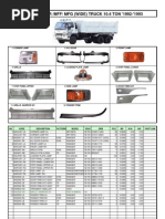 UD Truck Spare Parts List | PDF | Vehicles | Wheeled Vehicles