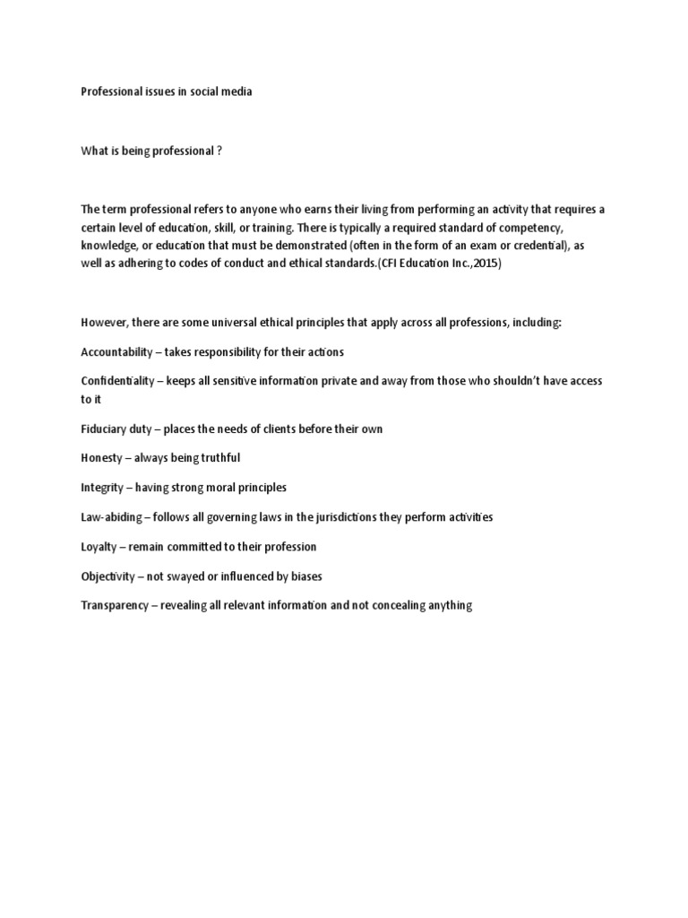 Professional Issues in Social Media | PDF | Privacy | Security Hacker