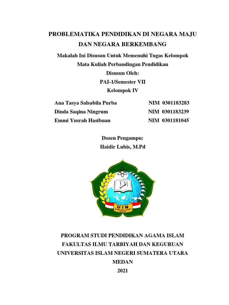 Makalah Kelompok IV - Perbandingan Pendidikan | PDF