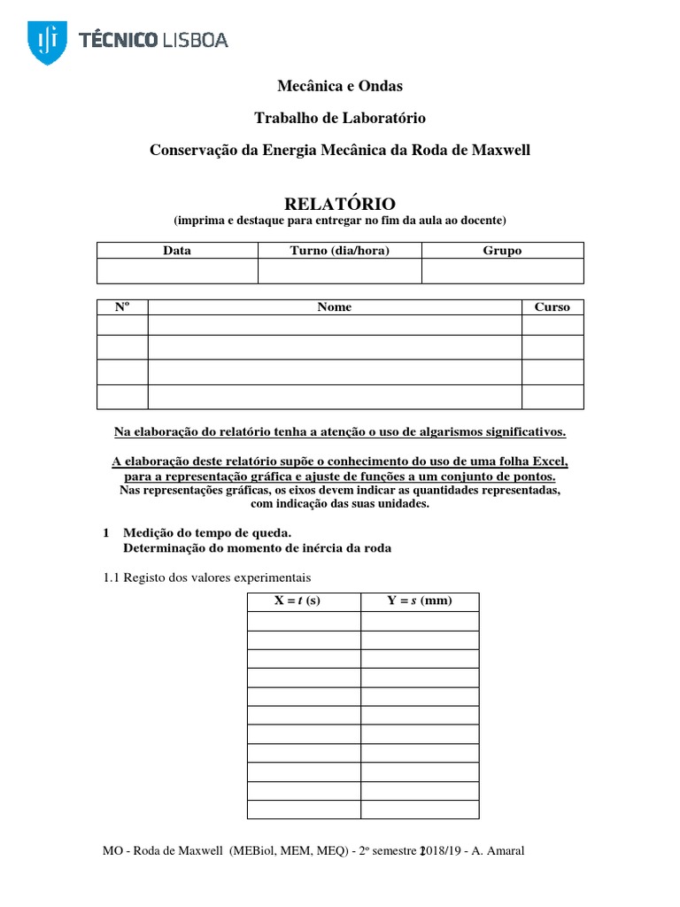 RODA de MAXWELL Relatrio Ana Amaral | PDF | Iniciativa/Conjuntura | Tempo