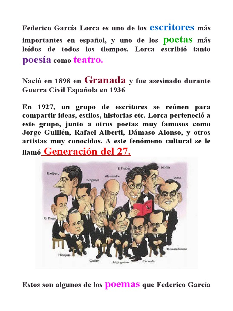 Federico García Lorca | PDF | Federico García Lorca
