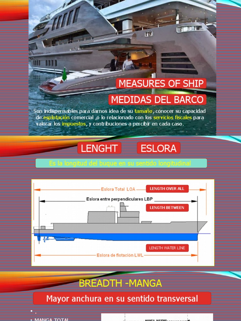 Medidas Del Barco | PDF | Buques | Embarcación