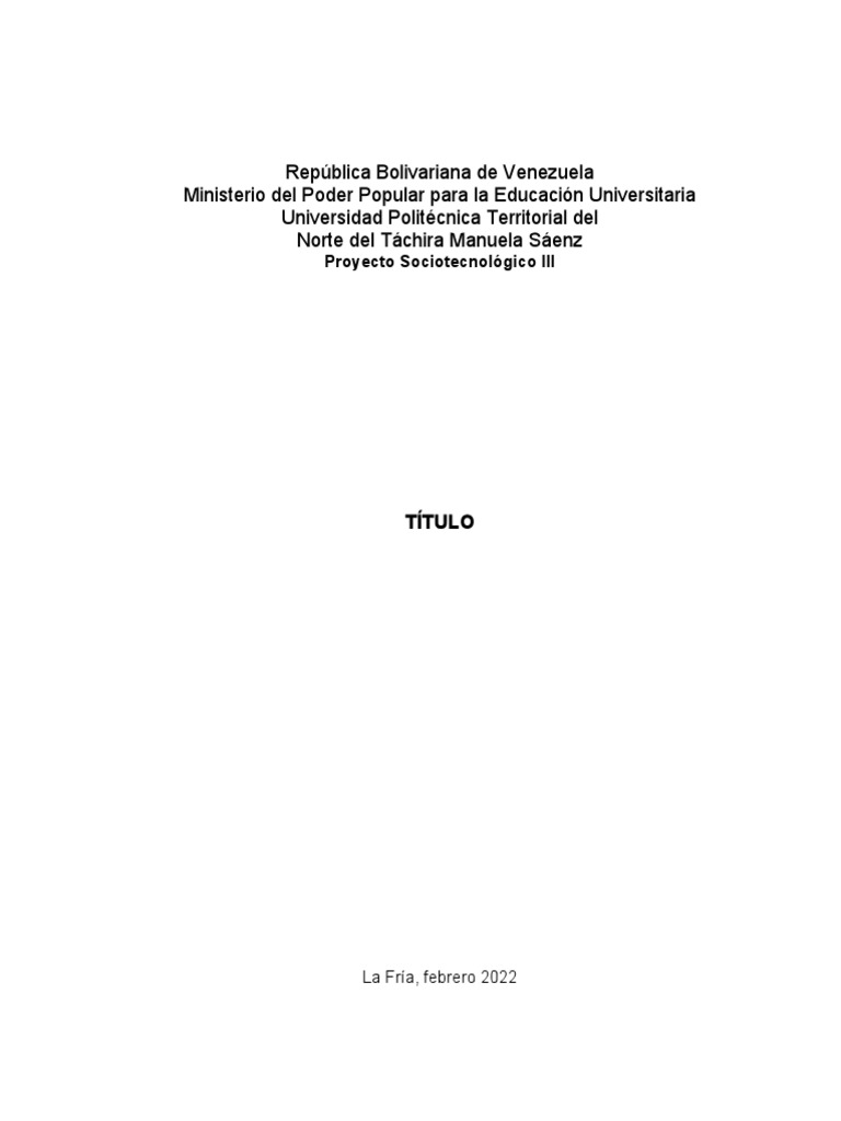 Estructura Informe Proyecto3 | PDF | Software | Metodología