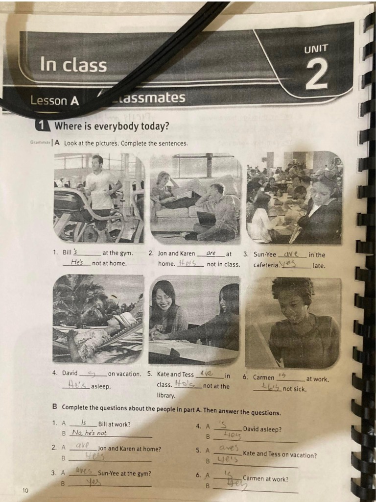 Workbook Pages 10-11 | PDF