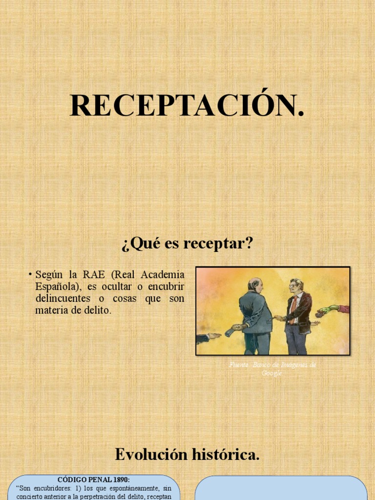RECEPTACIÓN | PDF | Ley Pública | Crímenes