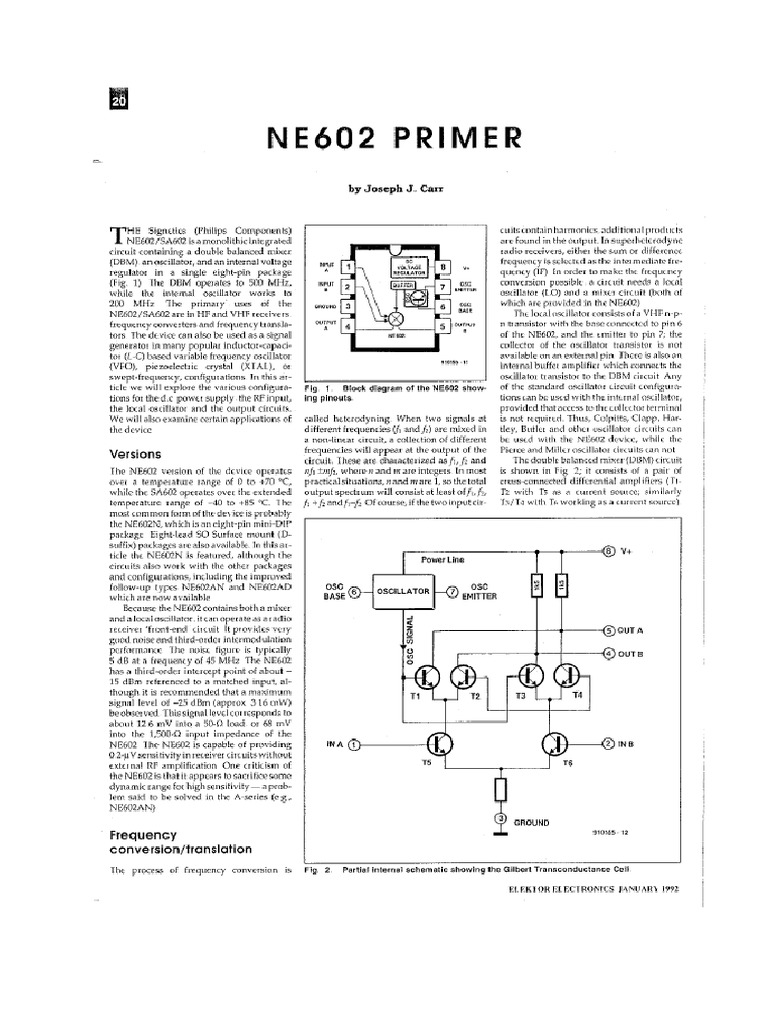 NE602 Primer | PDF