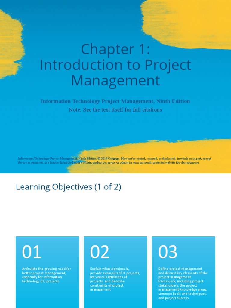 MIST460 Ch1 | PDF | Project Management | Project Management Professional
