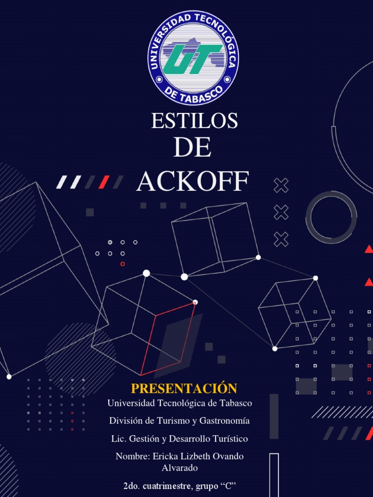 A) Tarea 3 Estilos de Ackoff ERICKA LIZBETH OVANDO ALVARADO | PDF ...