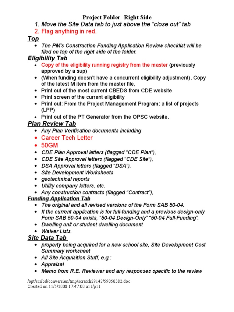 Project File Set Up in Detail | PDF | Computing | Business