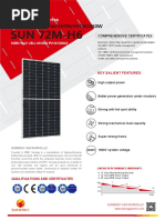 Datasheet Adani Solar India 520w 530w 535w 540w 545w MBB P Type Mono ...
