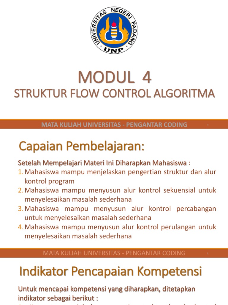 Struktur Kontrol Algoritma Dasar | PDF