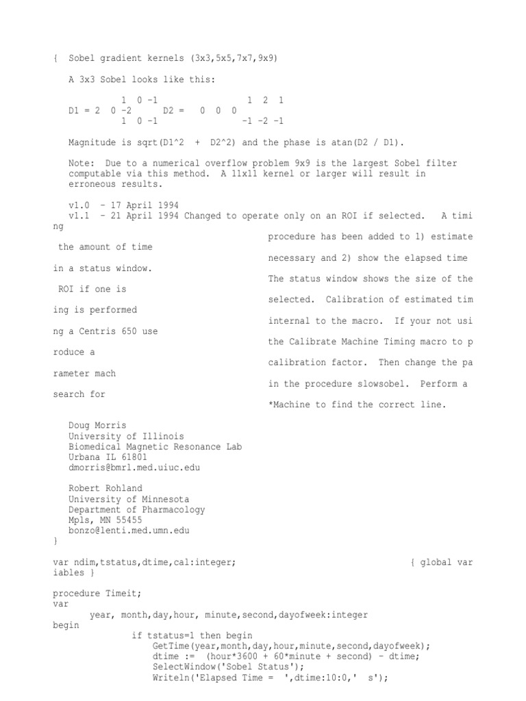 Sobel Operator | Download Free PDF | Digital Signal Processing ...