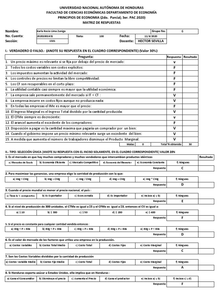Segundo Parcial 3PACPE4-1 Examen Segundo Parcial Principios de Economía ... Segundo Parcial 3PACPE4-1 Examen Segundo Parcial Principios de Economía ...