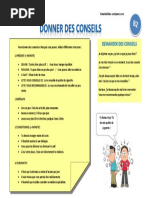 Donner Des Conseils B2 | PDF | Verbe | Nombre grammatical