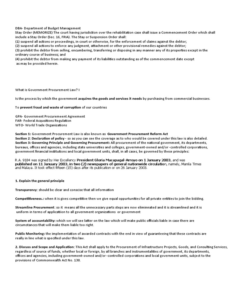 What Is Government Procurement Law | PDF | Procurement | Justice