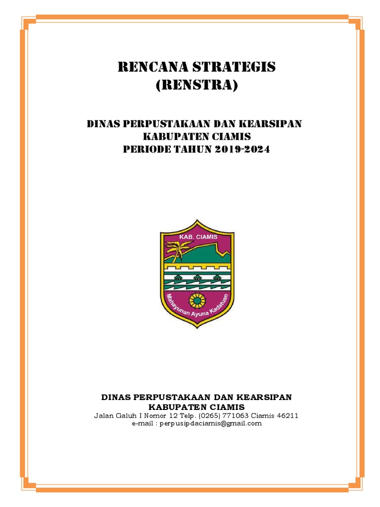 Renstra Periode 2019 2024 | PDF