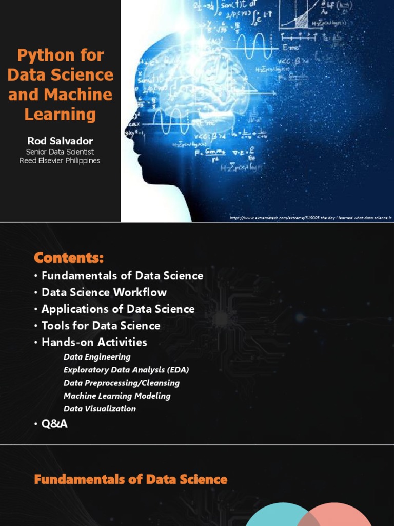 Python For Data Science and Machine Learning | PDF | Machine Learning ...