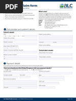 QLM Reimbursement+claim Form | PDF | Information Privacy | Insurance