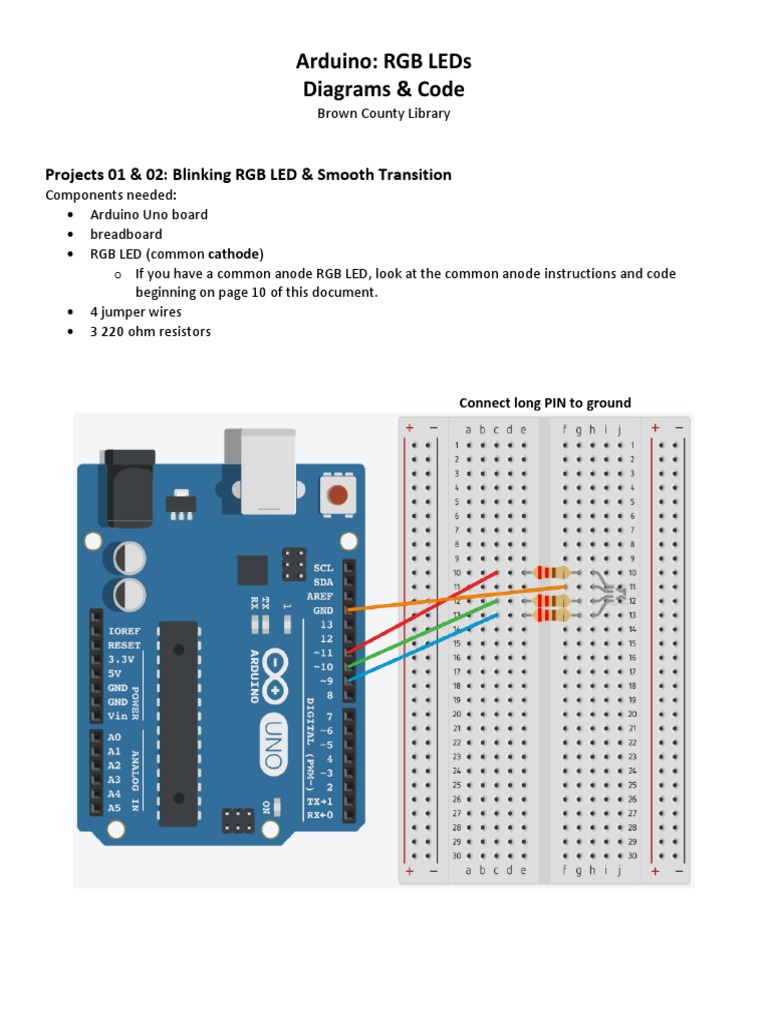 Arduino RGB Led | PDF | Arduino | Rgb Color Model