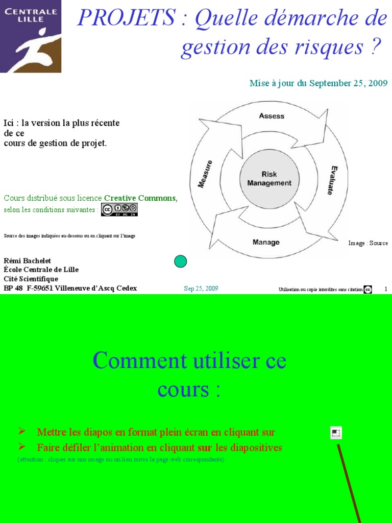 cours de Gestion des risques - demarche | Risque | Gestion des risques | Essai gratuit de 30 ...