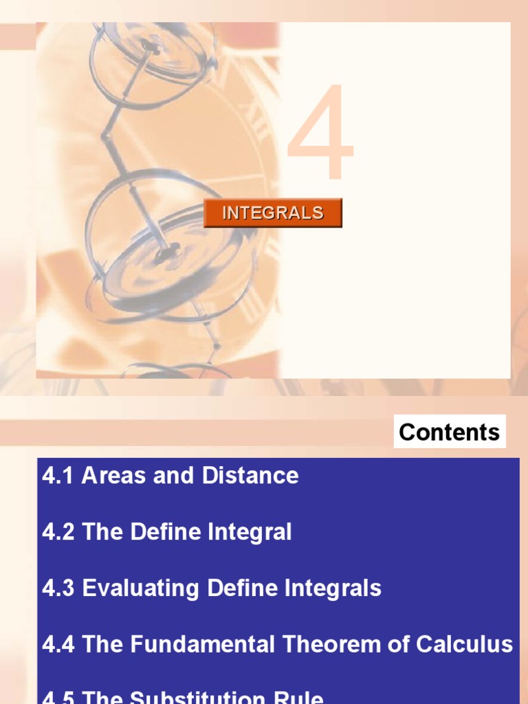 Chapter 4 Integrals | PDF | Integral | Function (Mathematics)