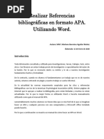 Tutorial para Generar referencias-APA - Bibguru | PDF