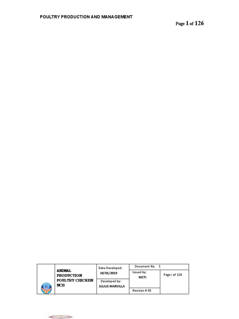 Poultry Module | PDF | Proteins | Chicken