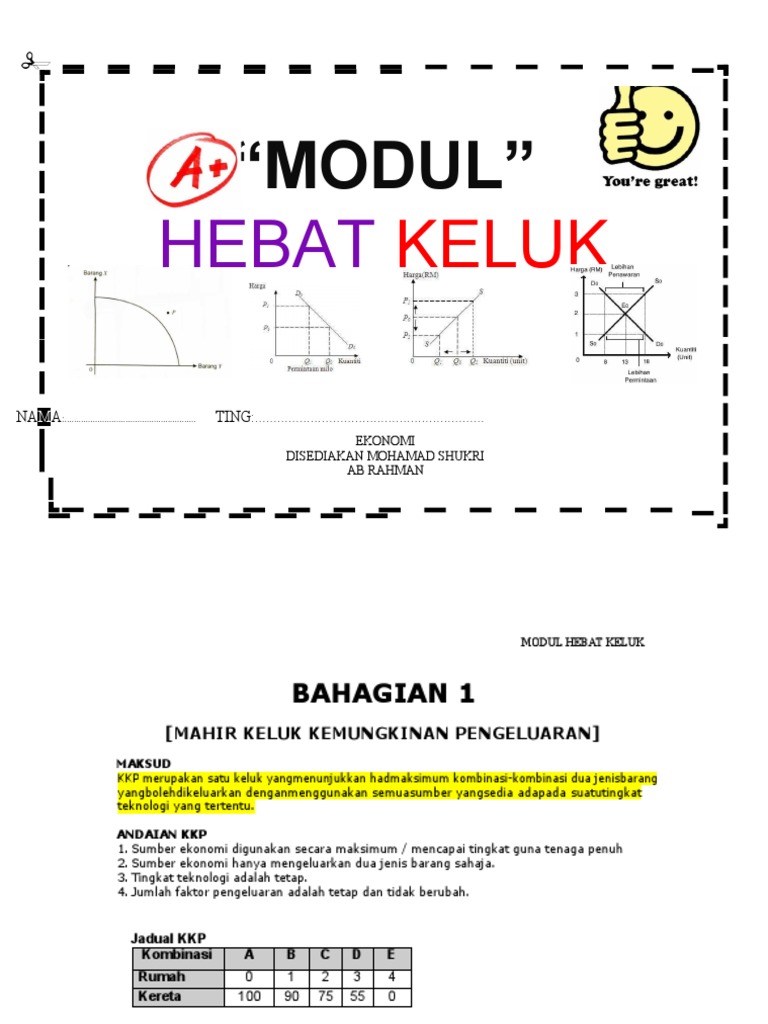Modul Hebat Keluk Kelas 2021 Form 5 | PDF