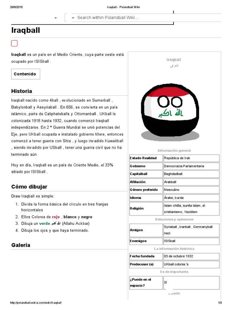 Iraqball - Polandball Wiki | PDF