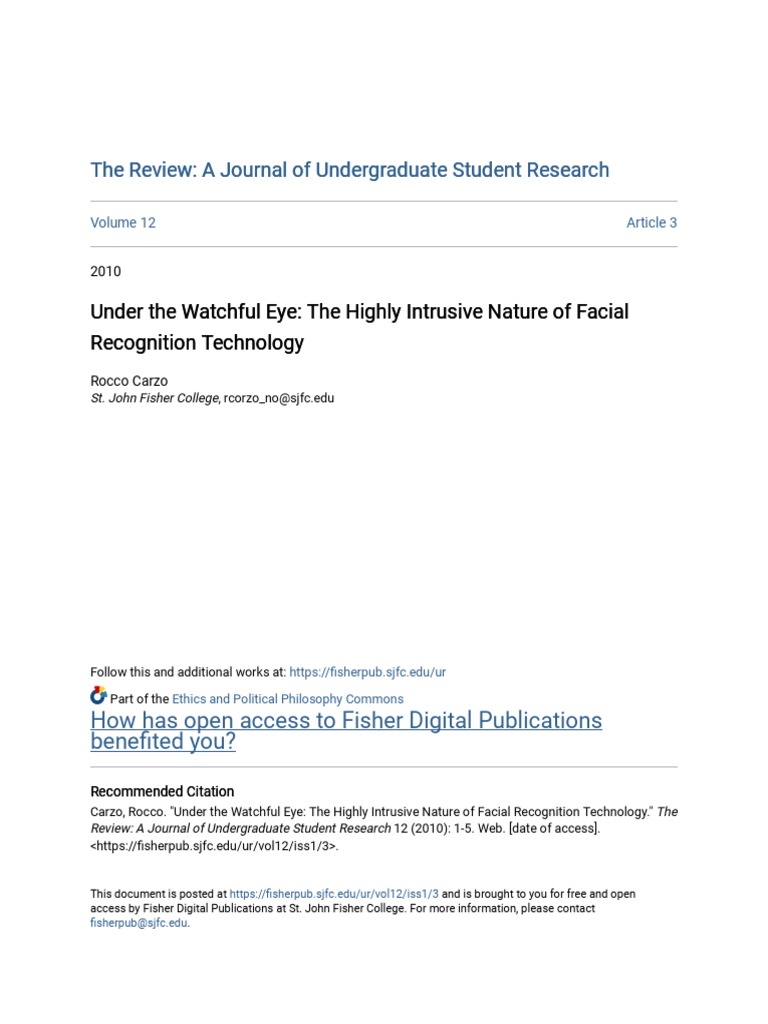 Under The Watchful Eye | PDF | Privacy | Surveillance