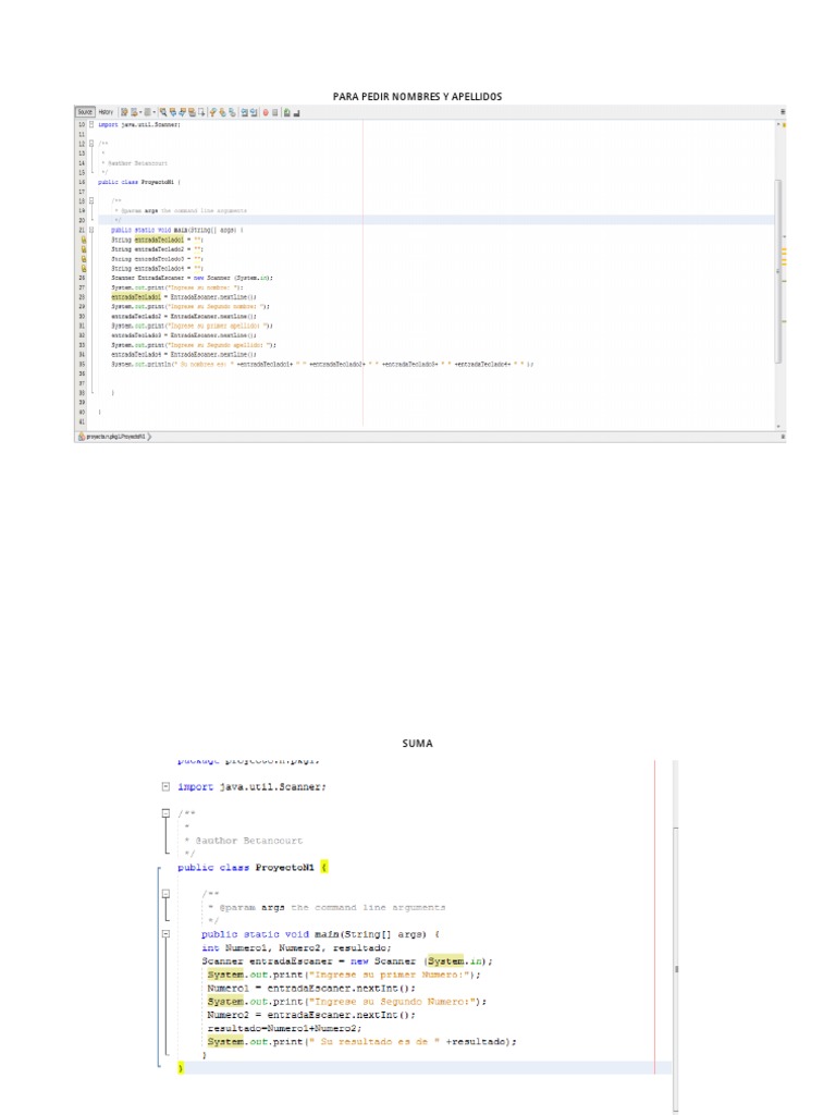 Taller N°3 Algoritmo Java | PDF | Hogar, jardinería y bricolaje