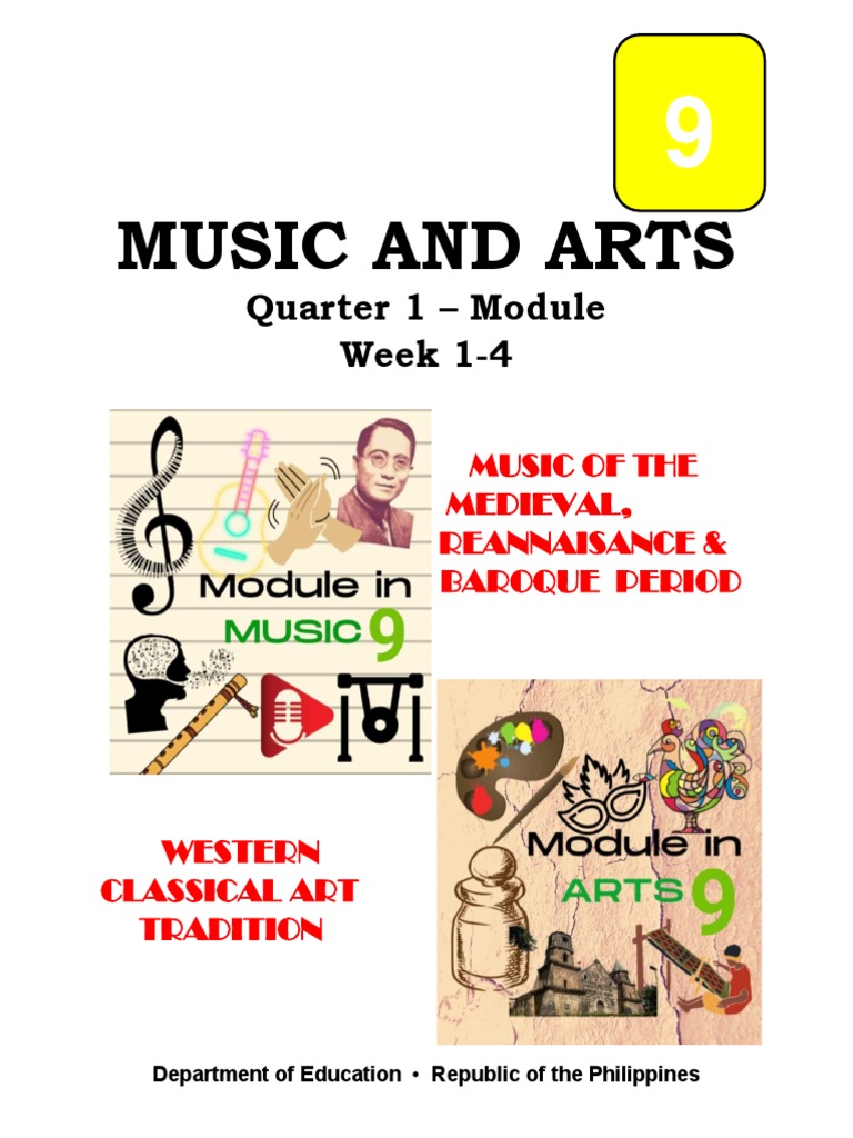 Music and Arts: Quarter 1 - Module Week 1-4 | PDF | Composers ...