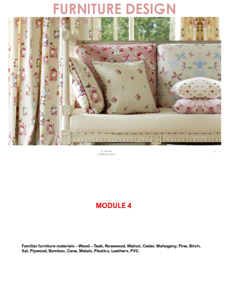 Furniture Materials: Wood Types Explained | PDF | Wood | Lumber