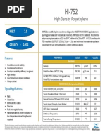 TDS of PE 85L | PDF | Polyethylene | Organic Polymers